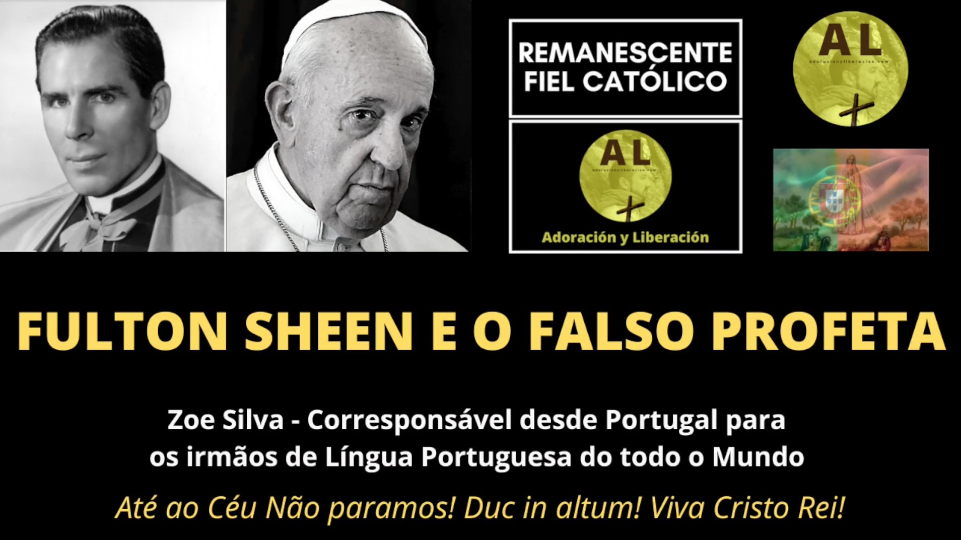 FULTON SHEEN… ?? E O FALSO PROFETA… ?? Y EL FALSO PROFETA. Zoe Silva ...